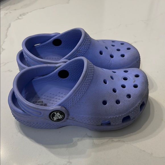 CROCS | Shoes | Crocs Purple Sneakers With Ventilation And Textured ...